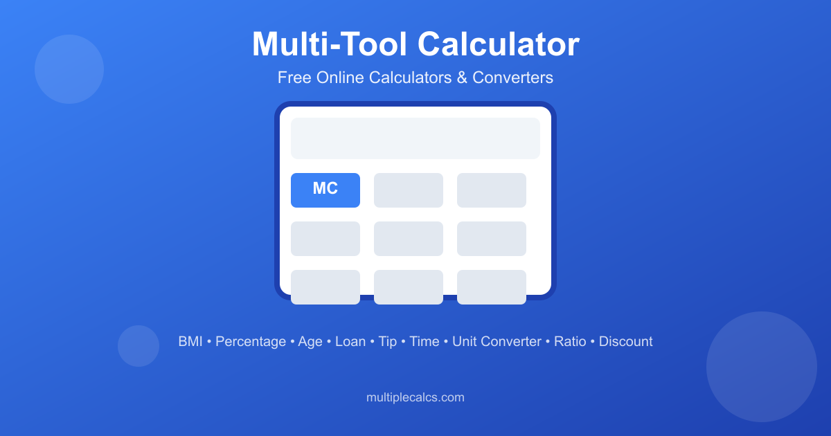 Calculateur de Ratio - Utilitaires Multi-Outils